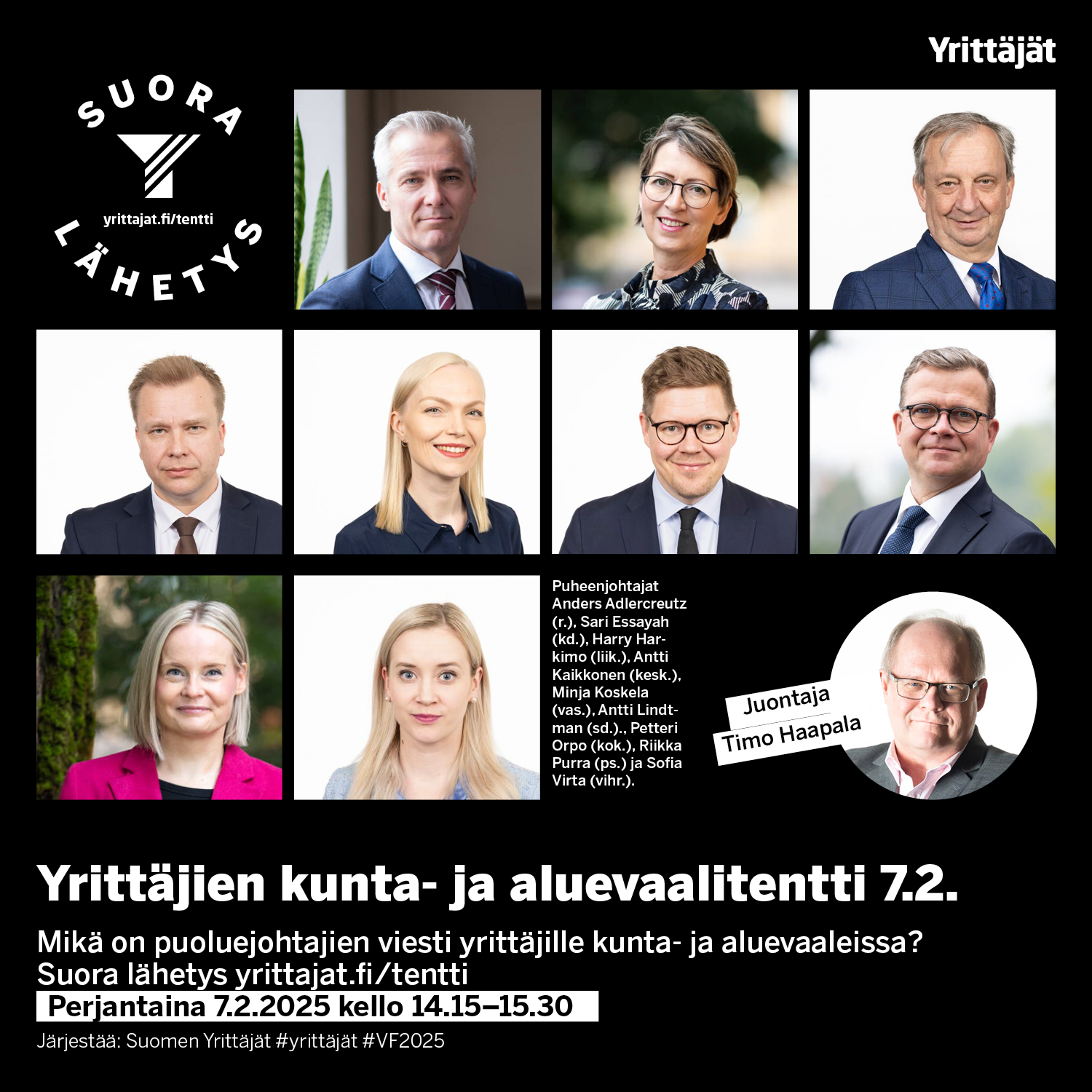Alue- ja kuntavaalit 2025 - Suomen Yrittäjät